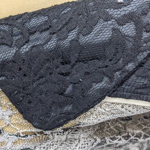 Ryu | Dresses | Ryu Lace Black And White Dress Nwt Jacket Crochet ...